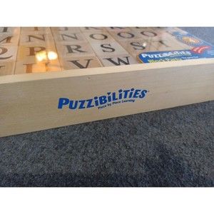 Toys | Puzzibilities By Small World Toys All Wood Alphabet Blocks In ...